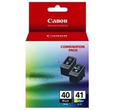Genuine Twin Combination Pack Canon 1x PG40 1x CL41 ink Cartridge