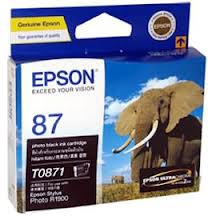 Genuine Black Epson Ultra Chrome R1900 Inkjet Print Cartridge 15K Pages