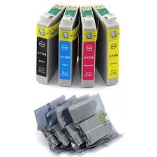 Compatible B,C,M,Y 73N, T073N Epson Ink Cartridge Bundle