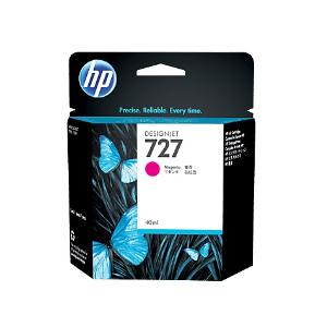 Magenta HP 727 Designjet T920/T1500/T2500 Ink Cartridge 40ml - Genuine