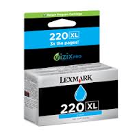 High Yield Cyan Lexmark 220XL OfficeEdge Pro4000/5500 Return Program ...