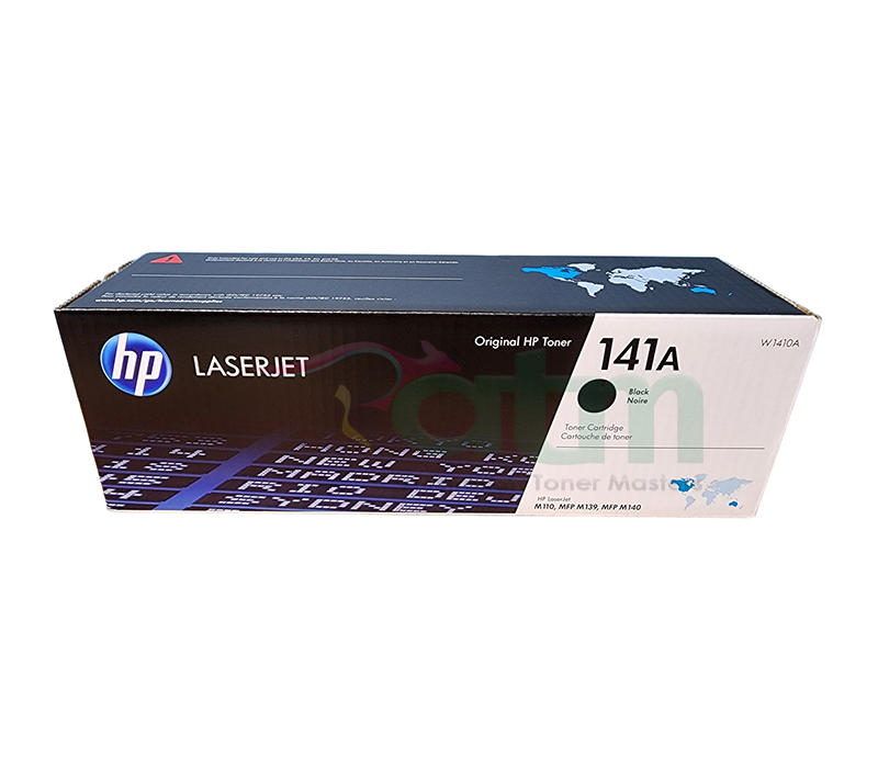 Genuine Black HP 141A, Toner Cartridge, 10.5K Pages