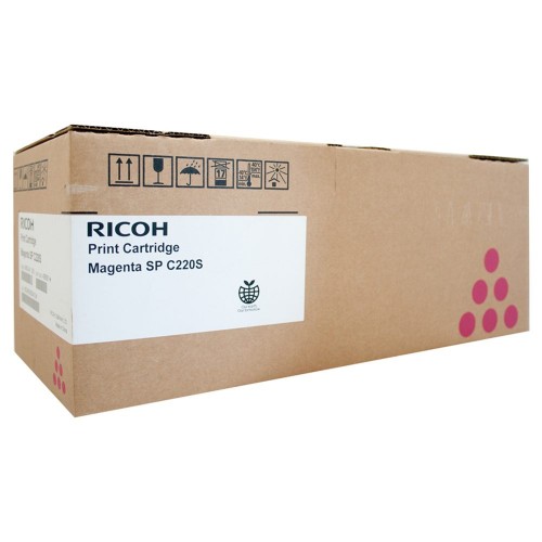 Genuine Magenta Ricoh/Lanier 406061 (Type 220) Toner Cartridge 2K Pages