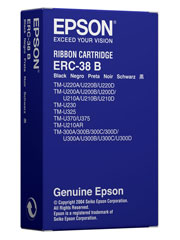 Genuine Black Epson ERC-38B Ribbon Cassette 3 million characters