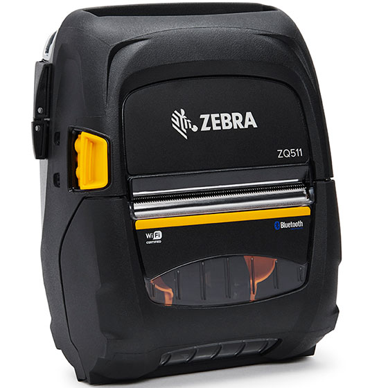 Zebra ZQ511 (ZQ51-BAW000A-00) 3" Bluetooth Mobile Label Printer